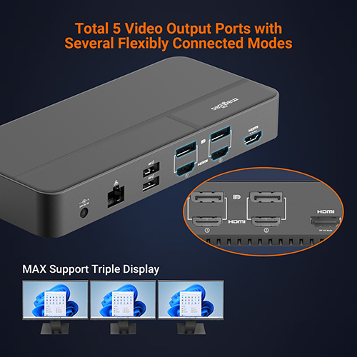15-IN-1 DisplayLink Docking Station (DS-XL01-DL) - SHENZHEN BAIKERUI ...